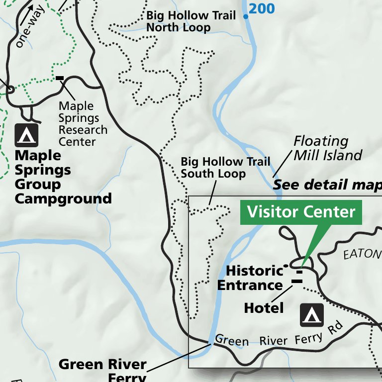 Mammoth Cave National Park Map by US National Park Service | Avenza Maps