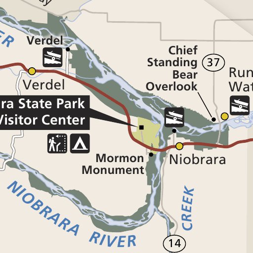 Missouri National Recreational River Map by US National Park Service ...