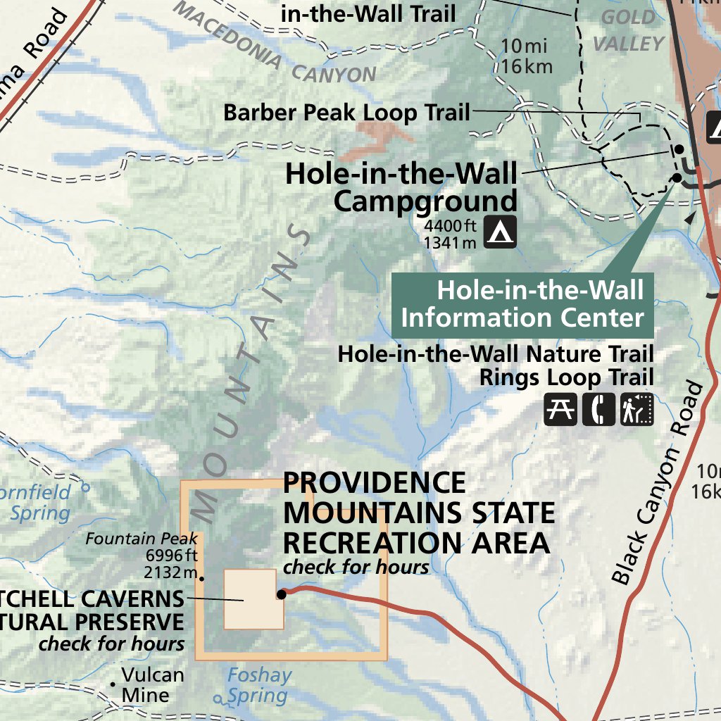 Mojave National Preserve Map by US National Park Service | Avenza Maps