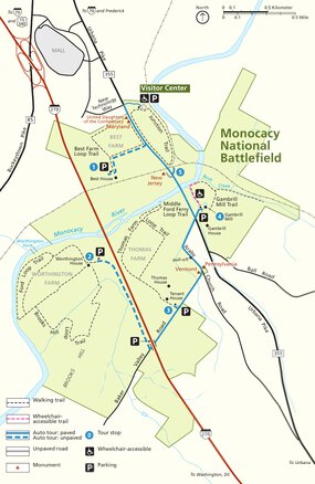 Monocacy National Battlefield Map by US National Park Service | Avenza Maps