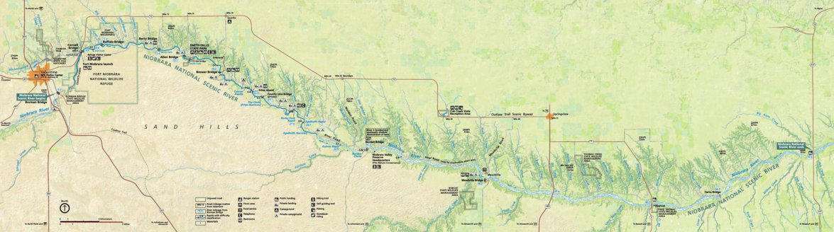 Niobrara National Scenic River Map by US National Park Service | Avenza ...