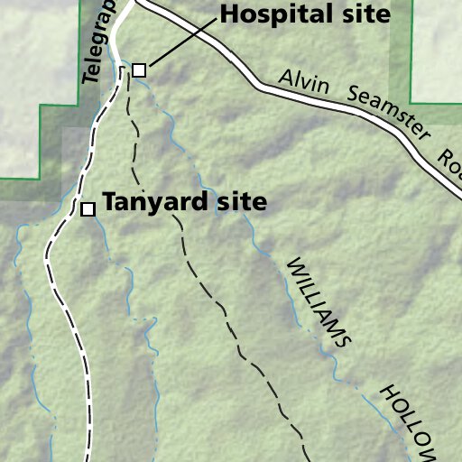 Pea Ridge National Military Park Map by US National Park Service ...