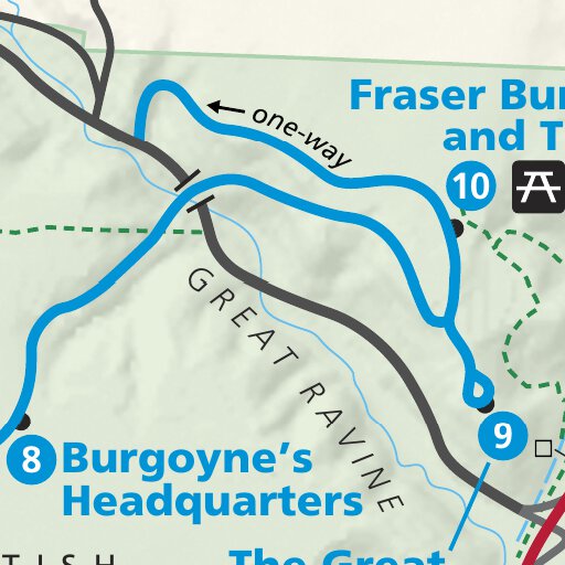 Saratoga National Historical Park Map by US National Park Service ...