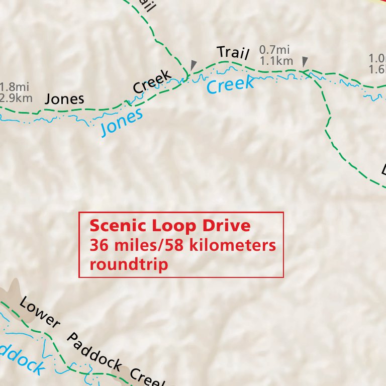 Theodore Roosevelt National Park (South Unit) Map by US National Park ...
