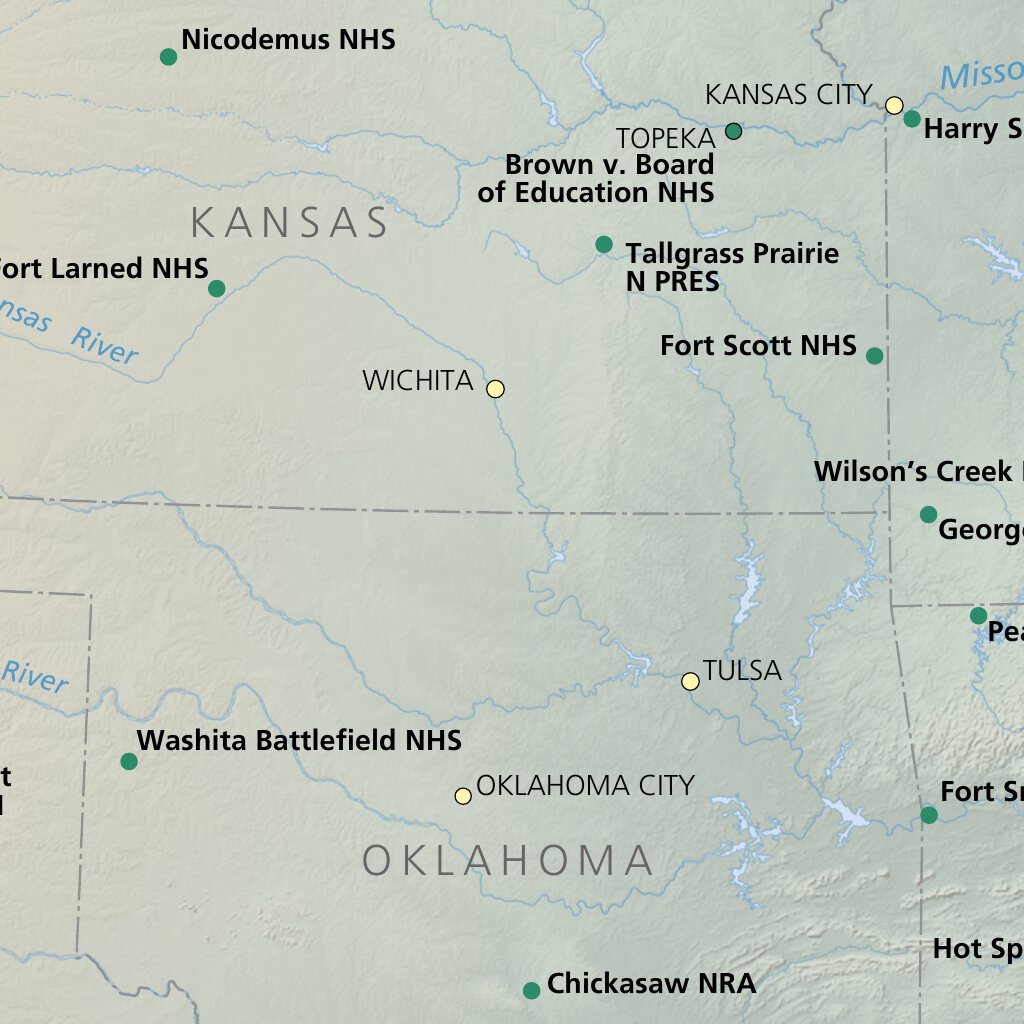 US National Park System Map by US National Park Service | Avenza Maps