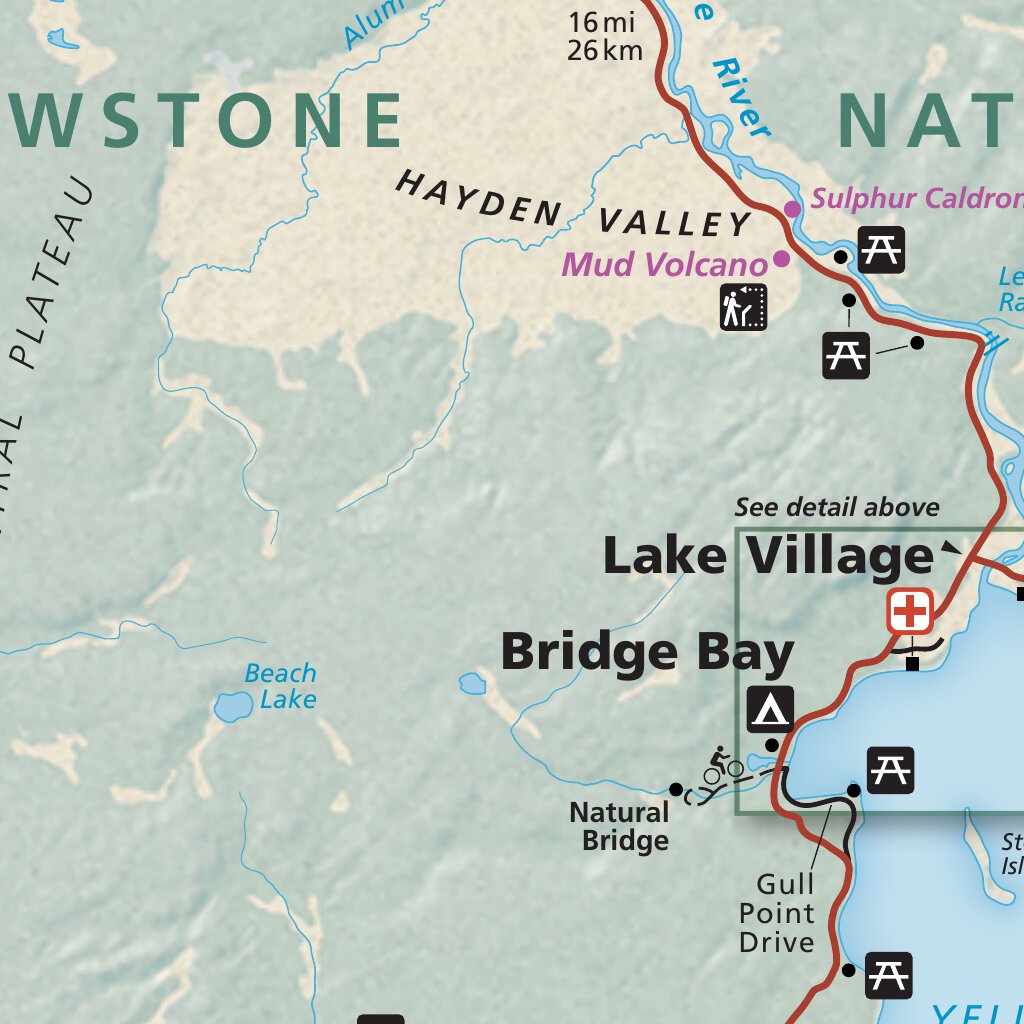 Yellowstone National Park Map by US National Park Service | Avenza Maps