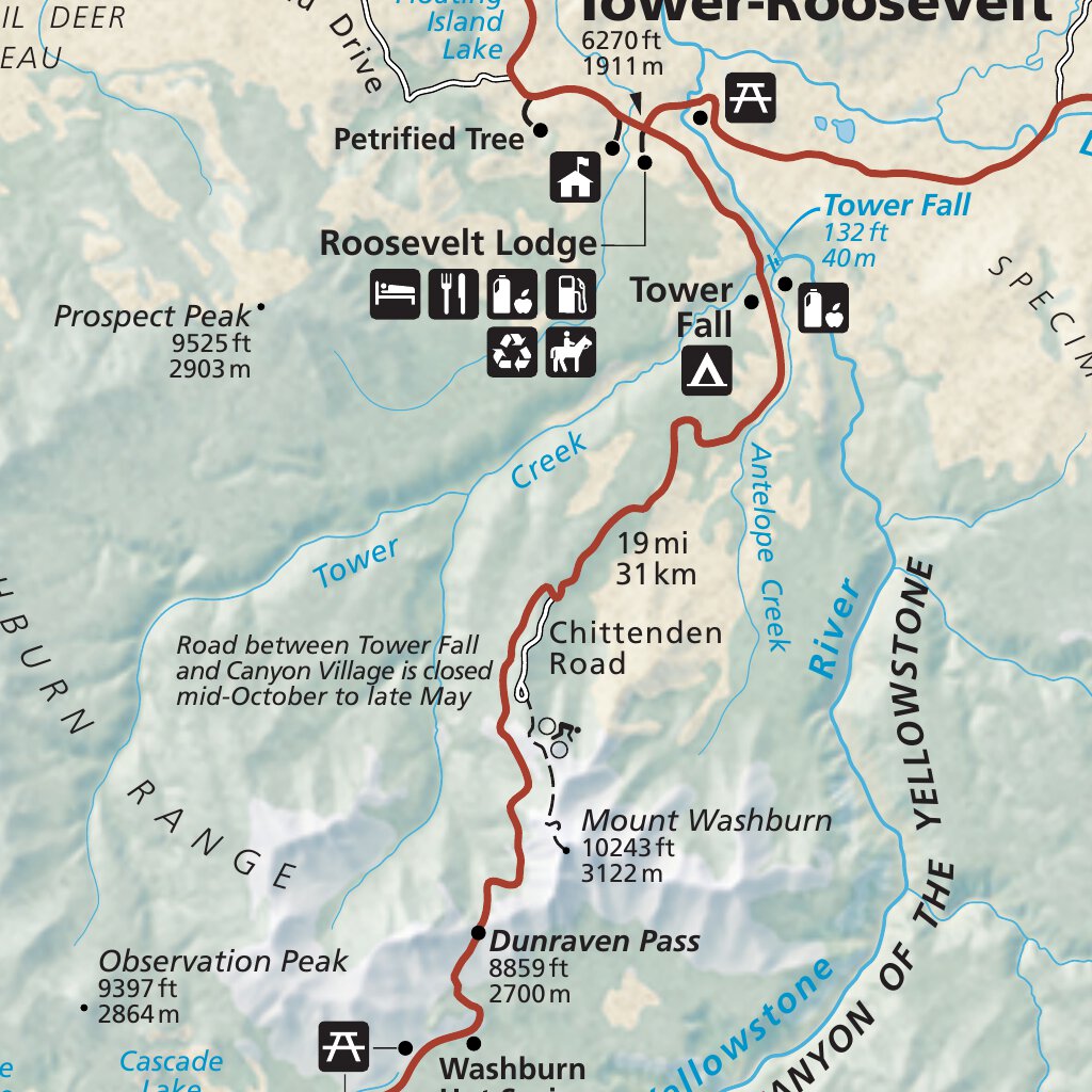 Yellowstone National Park Map by US National Park Service | Avenza Maps