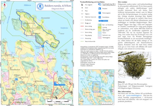 Balders runda Map by UtaGaKartor | Avenza Maps