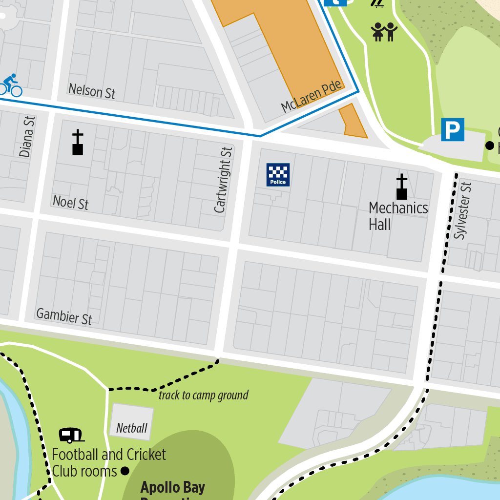 Apollo Bay Map by Visualvoice | Avenza Maps