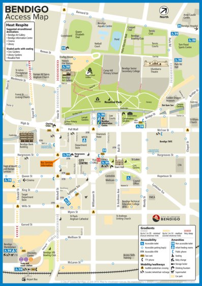 Bendigo Access Map by Visualvoice | Avenza Maps