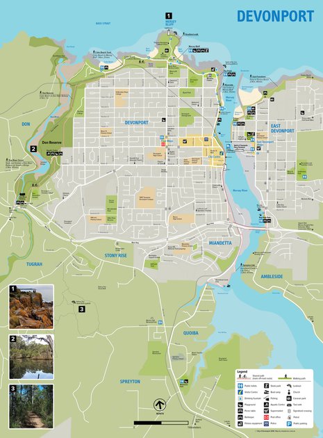 Devonport, Tasmania Australia Map by Visualvoice | Avenza Maps