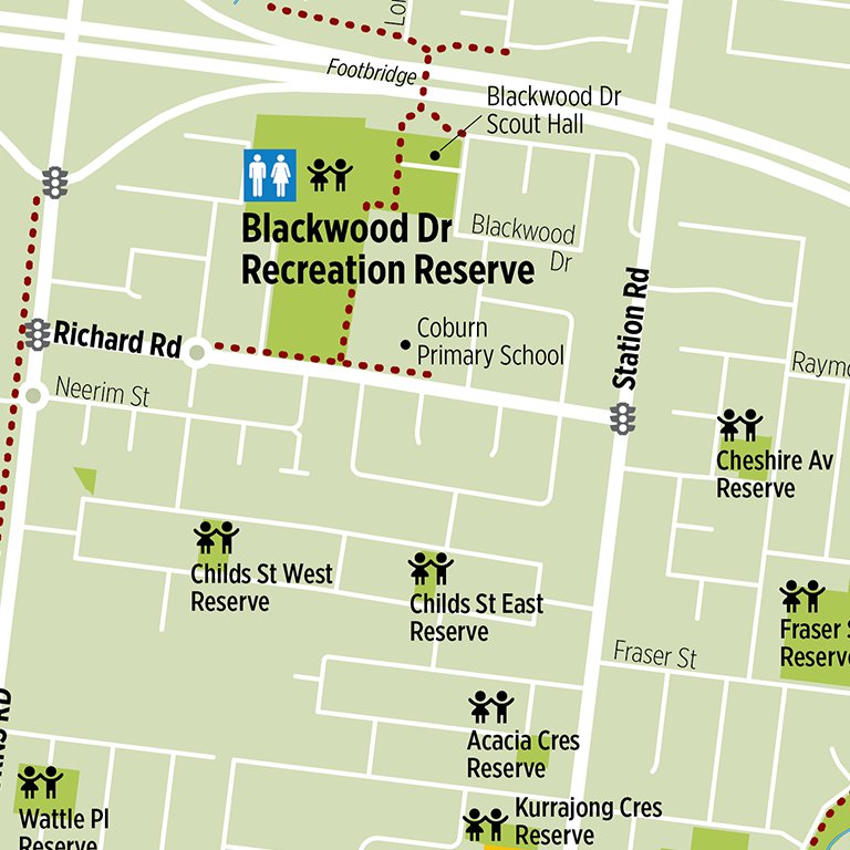Melton Shared Path Network Map by Visualvoice | Avenza Maps