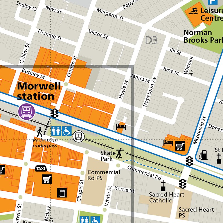 Morwell Map by Visualvoice | Avenza Maps