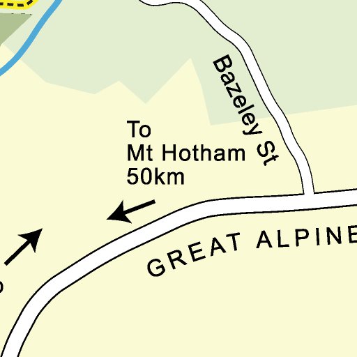 Omeo, East Gippsland Map by Visualvoice | Avenza Maps