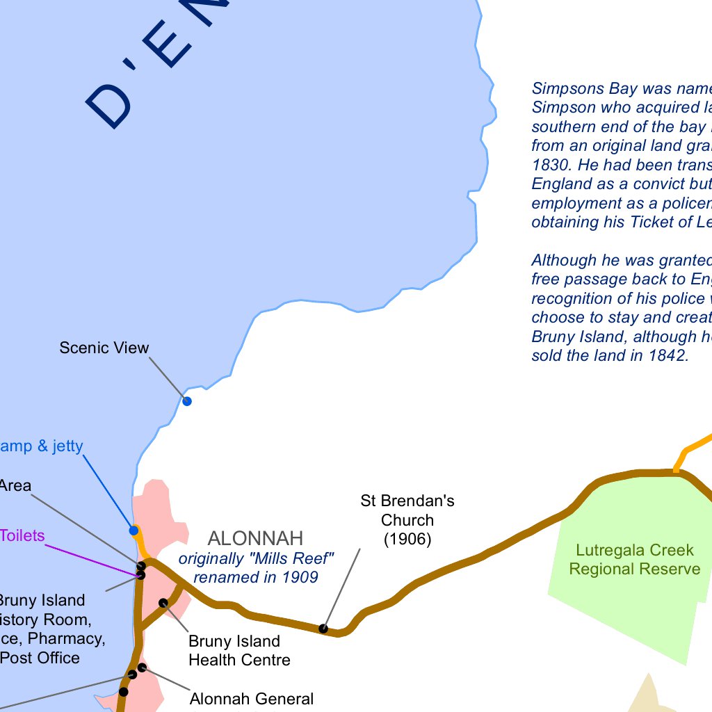 Bruny Island Map by Volcanex Geoscience | Avenza Maps