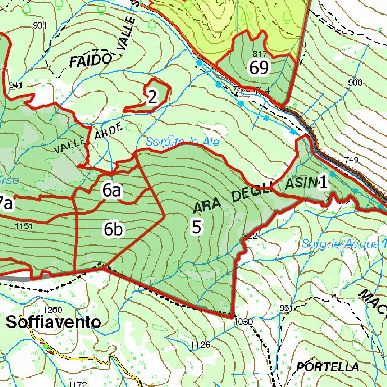 forcella geo Map by Voltigno Trail Centre | Avenza Maps