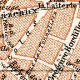 Angers City Map, 1909 by Waldin | Avenza Maps
