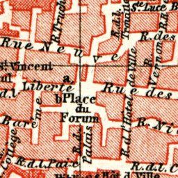 Arles city Map, 1885 by Waldin | Avenza Maps