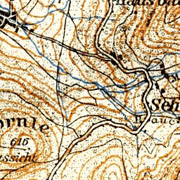 Badenweiler environs Map, 1905 by Waldin | Avenza Maps