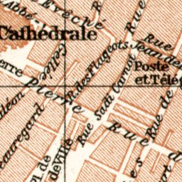 Beauvais city Map, 1909 by Waldin | Avenza Maps