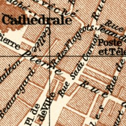 Beauvais city Map, 1913 by Waldin | Avenza Maps