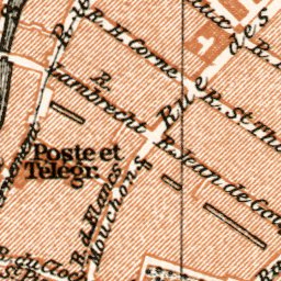 Douai city Map, 1909 by Waldin | Avenza Maps