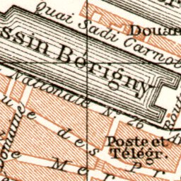 Fécamp city Map, 1909 by Waldin | Avenza Maps