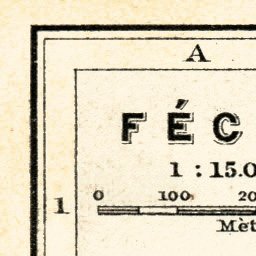 Fécamp city Map, 1913 by Waldin | Avenza Maps