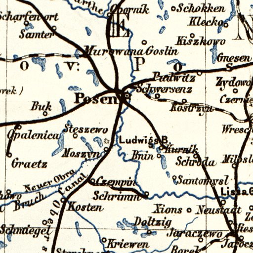Germany, northeastern regions. General Map, 1887 by Waldin | Avenza Maps