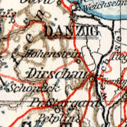 Germany, northeastern regions (including East Prussia). General Map ...