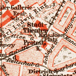 Graz town plan, 1903 Map by Waldin | Avenza Maps