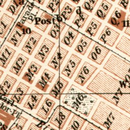 Mannheim city Map, 1906 by Waldin | Avenza Maps