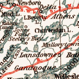 Map of the Province of Ontario, from Ottawa to Parry Sound and Hamilton ...