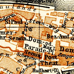Passau city Map, 1911 by Waldin | Avenza Maps