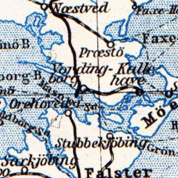 Schleswig and Denmark Map, 1910 (Denmark version) by Waldin | Avenza Maps