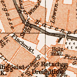 Speyer city Map, 1909 by Waldin | Avenza Maps