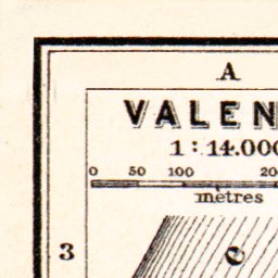 Valence city Map, 1913 (1:14,000 scale) by Waldin | Avenza Maps