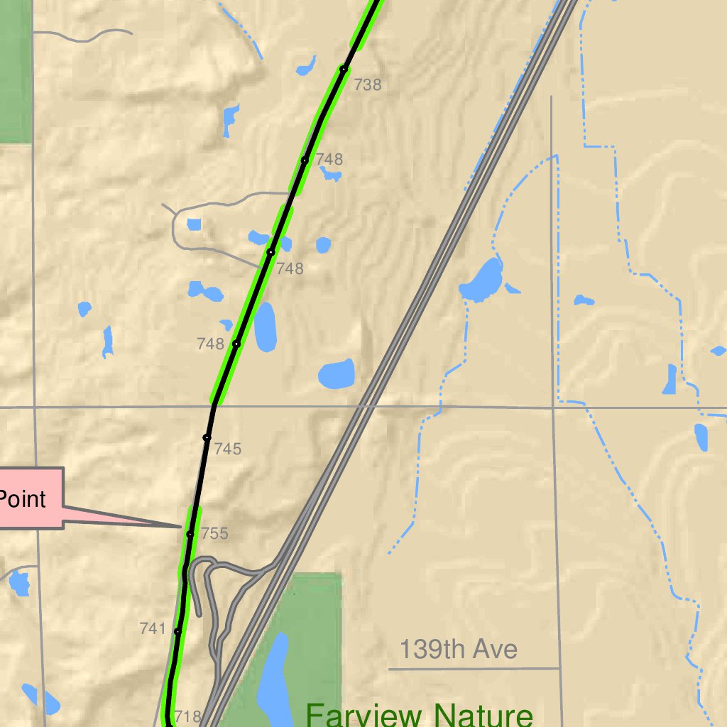 Beeline Trail Map by West Michigan Trails and Greenways Coalition ...