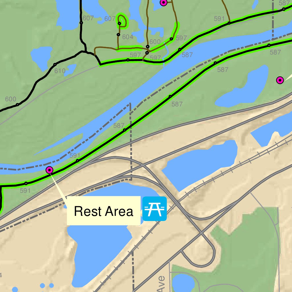 Millennium Park Trail Hub Map by West Michigan Trails and Greenways ...