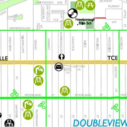 City of Stirling - Walking Cycling West Map by Western Australia ...