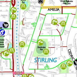 City of Stirling - Walking Cycling West Map by Western Australia ...