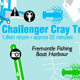 Fremantle Fishing Boat Harbour Walks Map by Western Australia ...