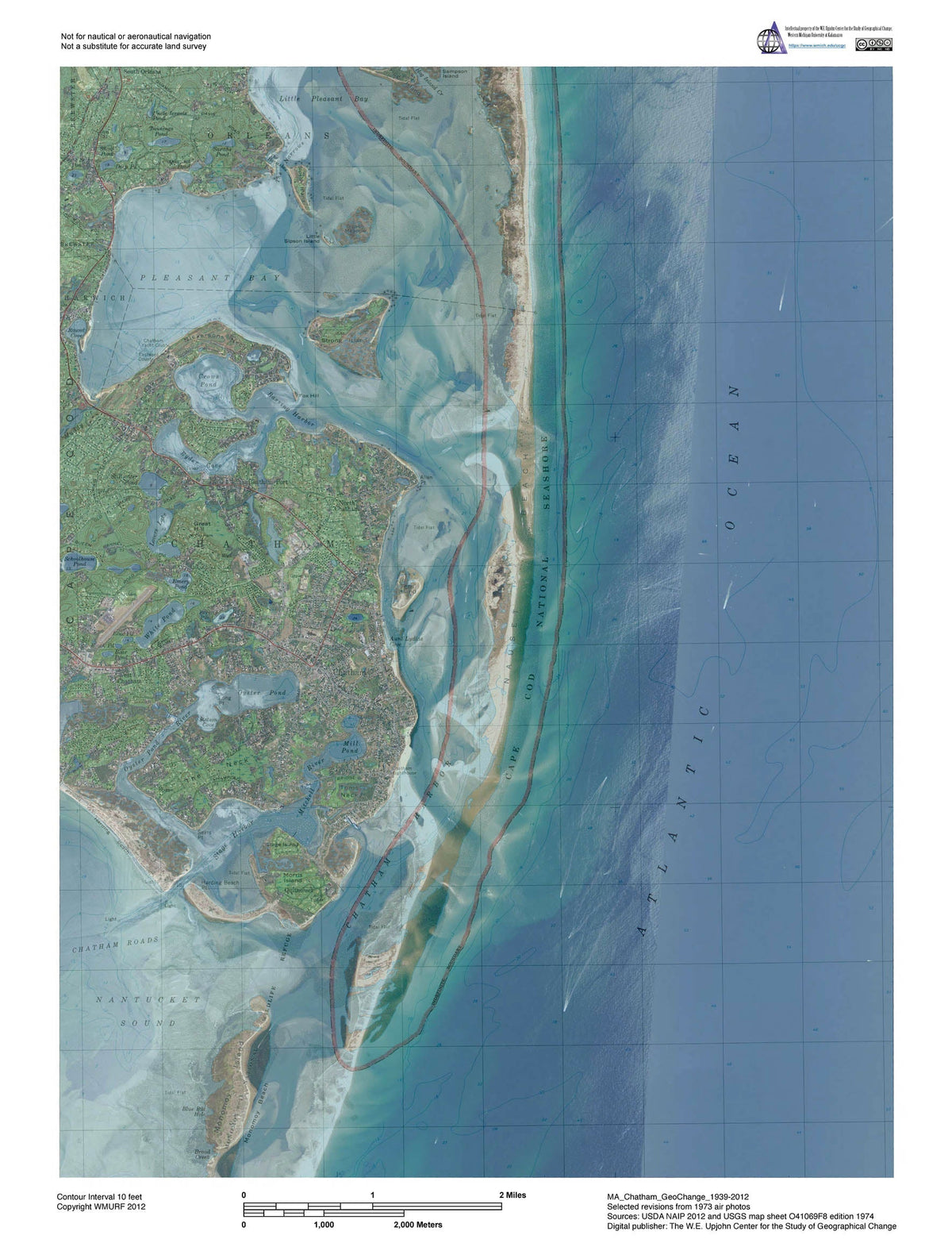 Cape Cod National Seashore (Bundle) Map by Western Michigan University ...