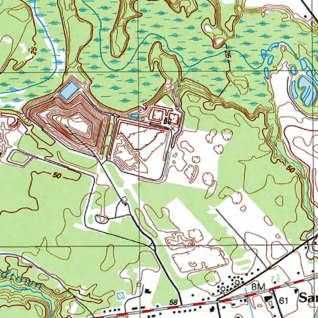 DE-MD-Marydel: Authoritative US Topos 1993 Map by Western Michigan ...