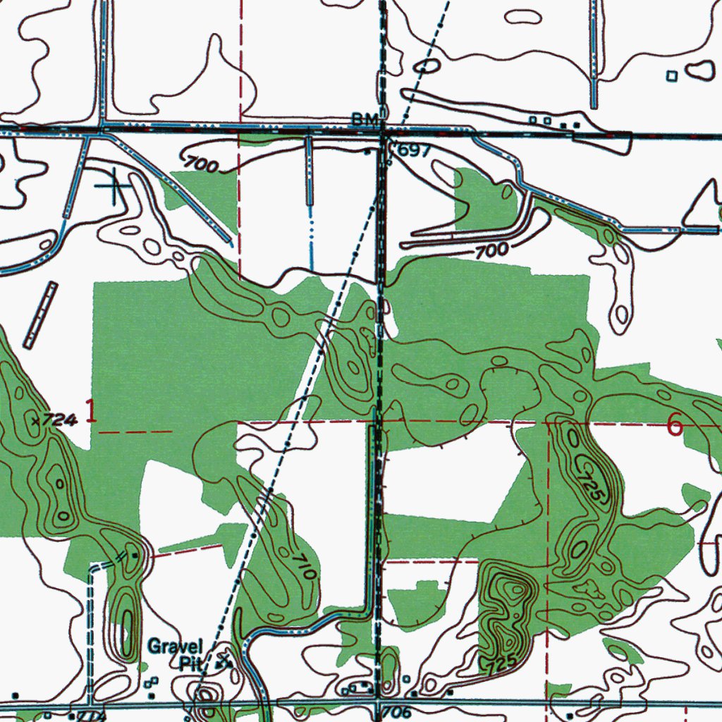 IN-Ripley: Authoritative US Topos 1962 Map by Western Michigan ...