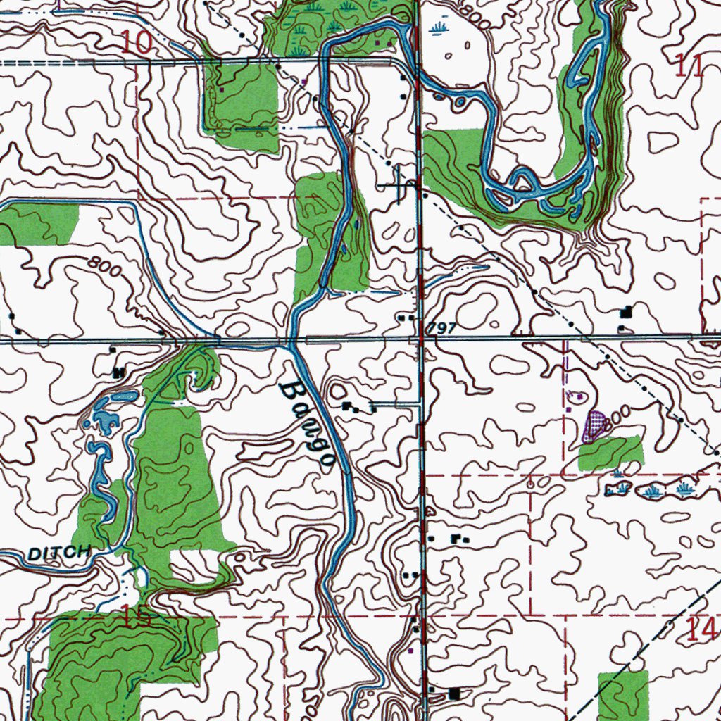 IN-Wakarusa: Authoritative US Topos 1961 Map by Western Michigan ...