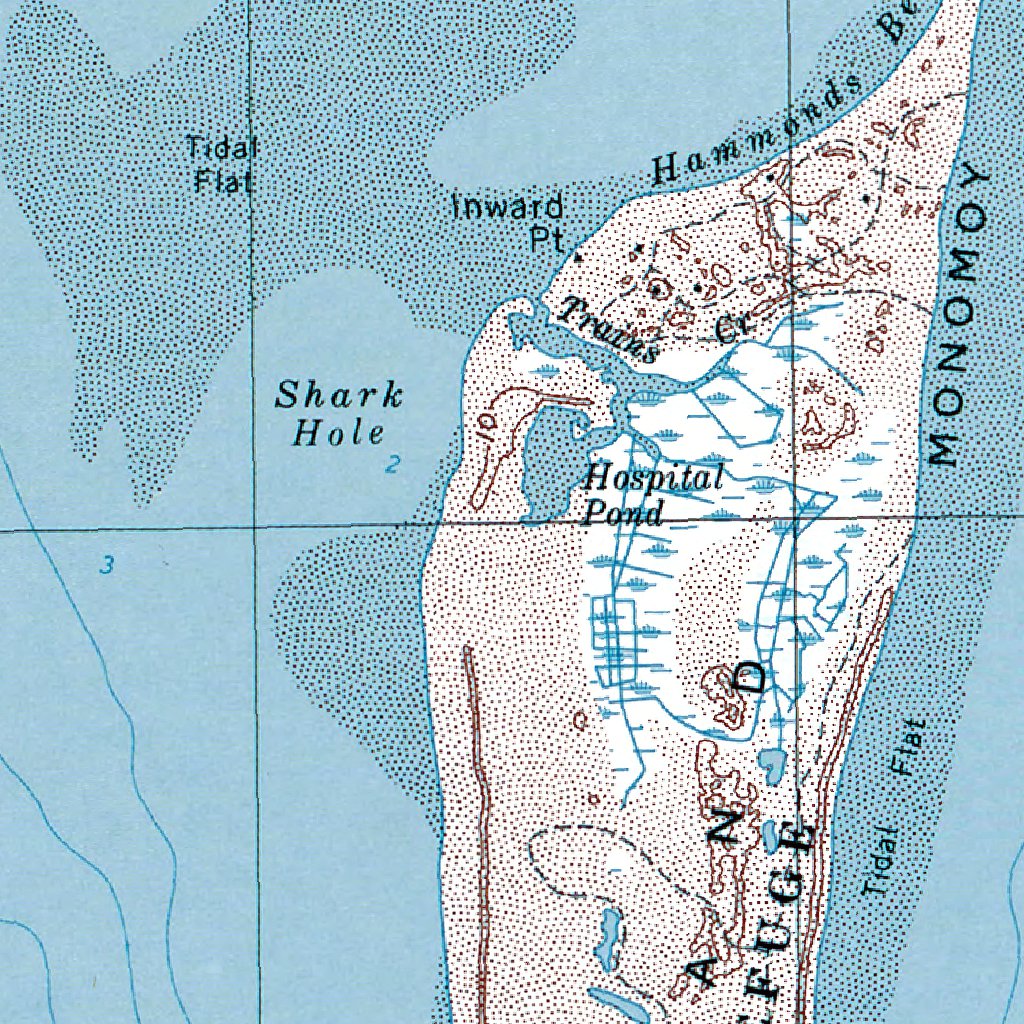 MA-Monomoy Point: Authoritative US Topos 1974 Map by Western Michigan ...