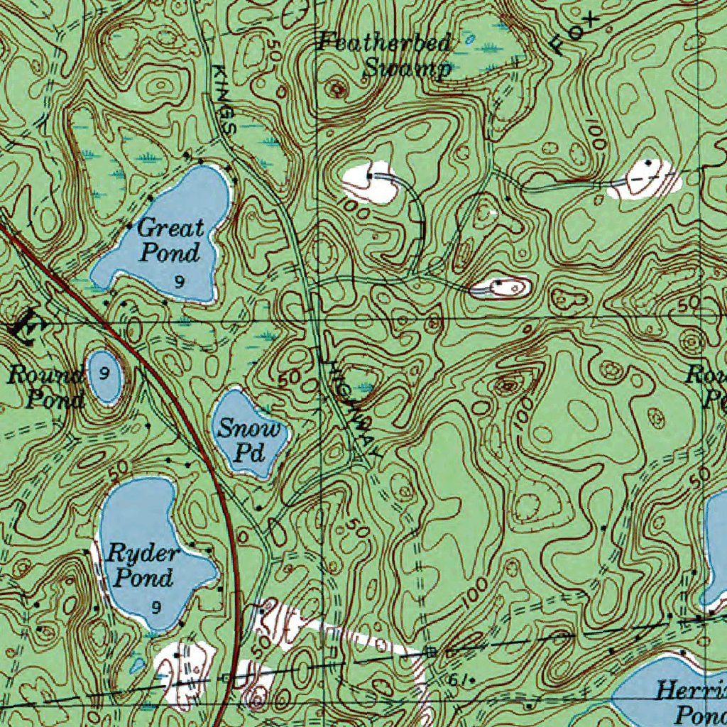 MA-Wellfleet: Authoritative US Topos 1972 Map by Western Michigan ...