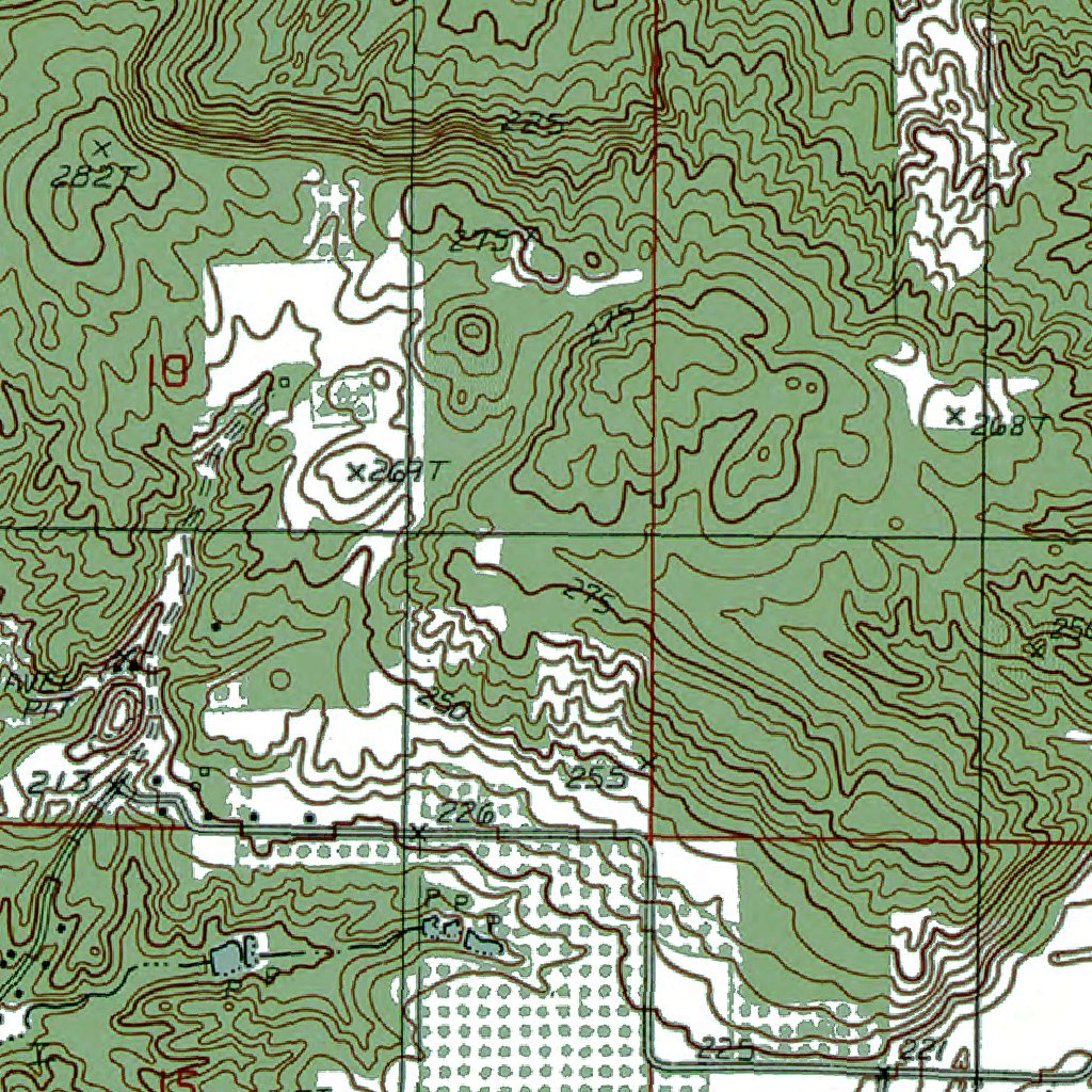 MI-Beulah: Authoritative US Topos 1983 Map by Western Michigan ...