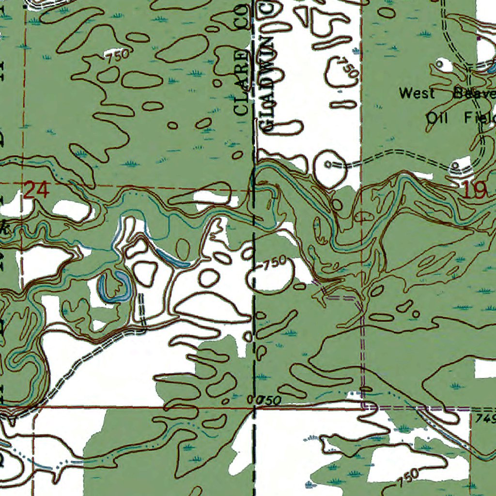 MI-Coleman: Authoritative US Topos 1969 Map by Western Michigan ...